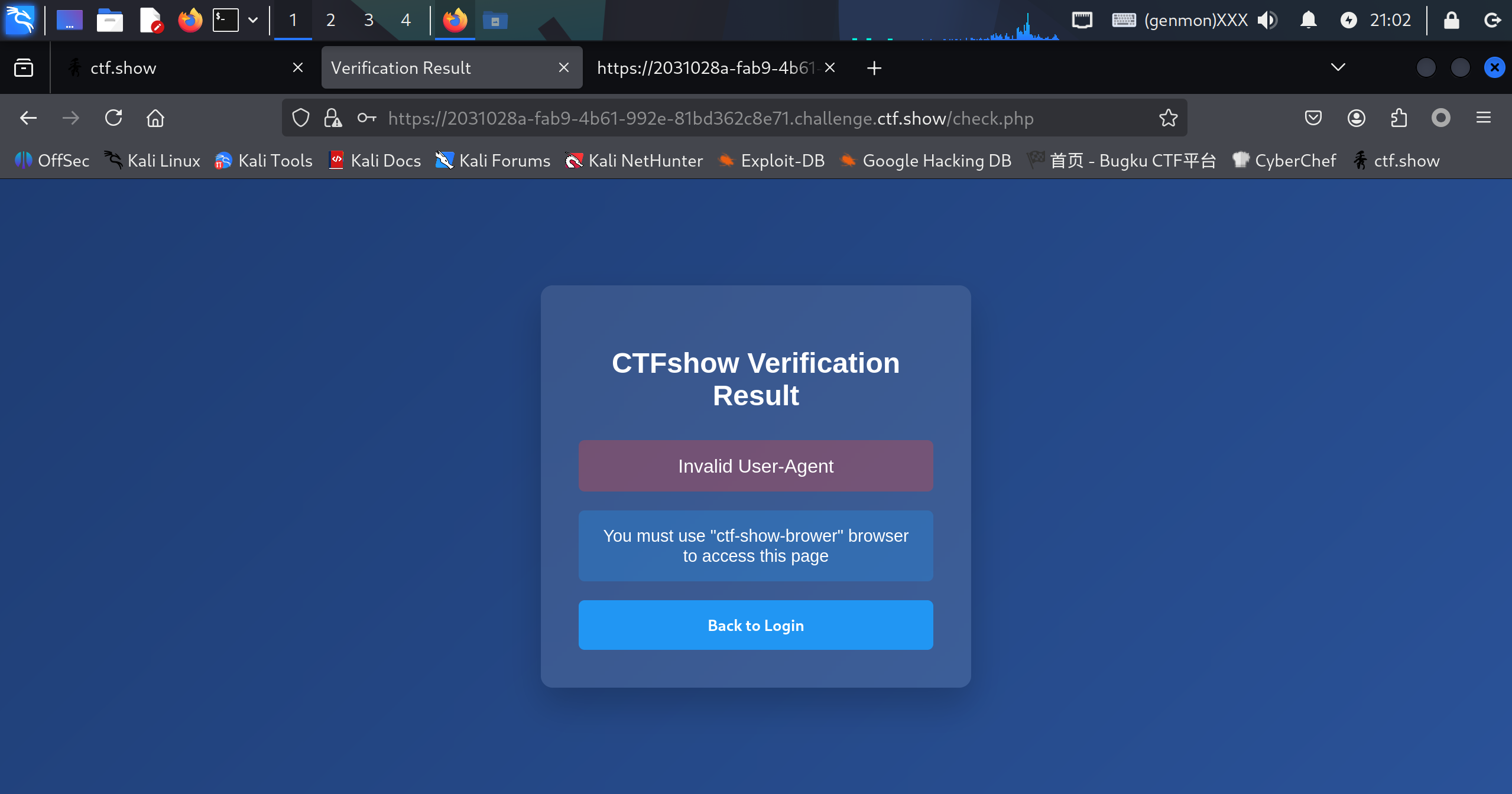 CTFshow-_Web应用安全与防护-HTTP头注入 | Mel0ny's records